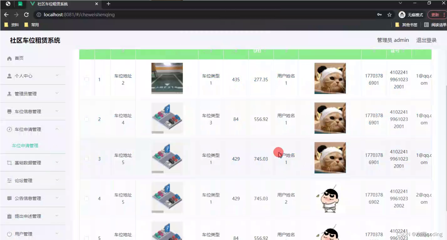 基于springbootvueuniapp微信小程序的社区车位租赁系统的详细设计和实现基于spring Boot的停车位租赁小程序 Csdn博客