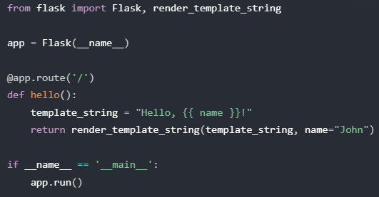 Flask框架漏洞：SSTI-CSDN博客