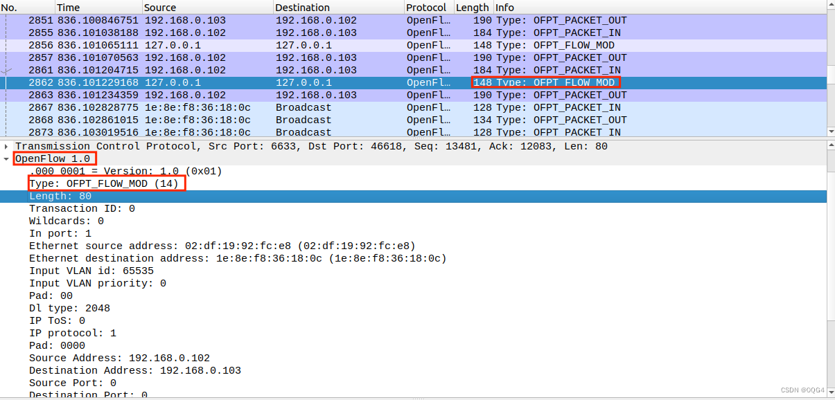OpenFlow协议分析实践_openflow交换机-CSDN博客