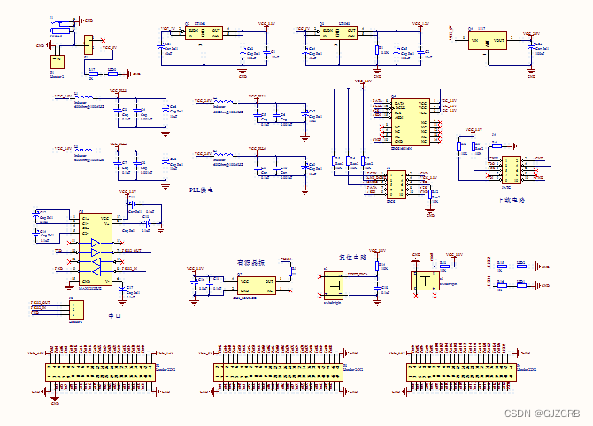 基于ep3c25q240c8n的cyclone3 Fpga最小系统开发板硬件（原理图pcb）工程文件，ad09设计的工程ep3c25q240 原理图 Csdn博客