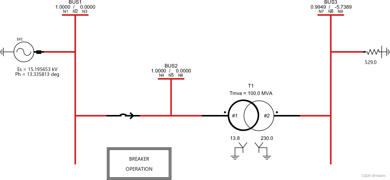 4-RTDS/RSCAD FX入门教程-3-变压器_rtds 节点数-CSDN博客