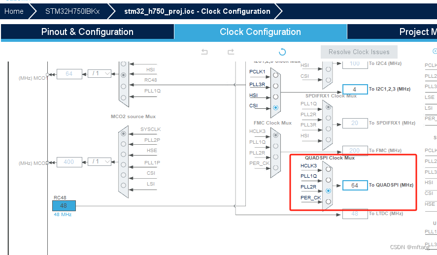 STM32H7 QSPI 驱动串行Flash W25Q16-CSDN博客