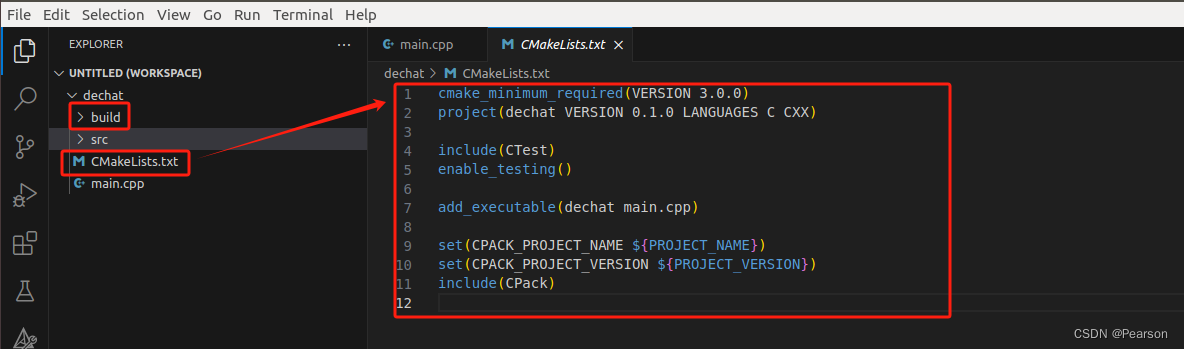 ubuntu18.04下vscode使用CMakeLists管理C++项目并断点调试_vscode cmakelist-CSDN博客