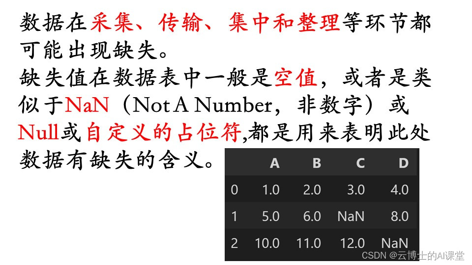 数据预处理：如何处理缺失数据ai数据的缺失值处理 Csdn Csdn博客