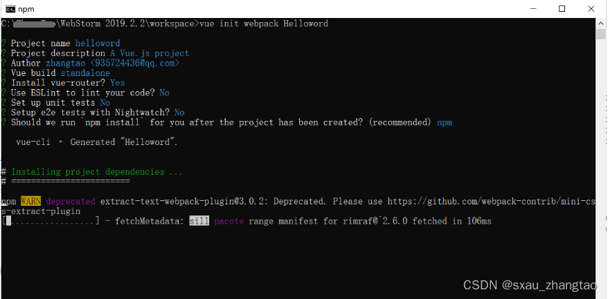 node.js、webpack、vue-cli下载安装、配置教程以及vue项目的创建_x先创建vue项目还是先创建webpake-CSDN博客