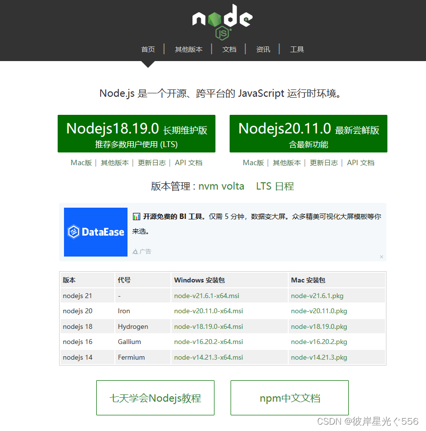 【搭建nodejs后端环境】node作为后端运行环境 Csdn博客