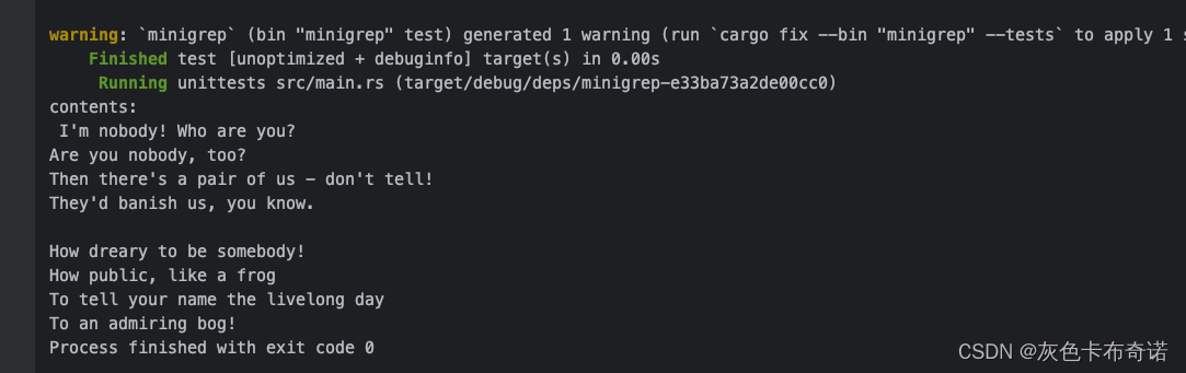 rust成长之路-minigrep_rustrover在工程编译完成后如何传入参数运行-CSDN博客