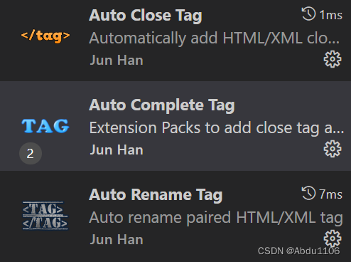 vscode 插件推荐（1）_vscode auto complete tag-CSDN博客