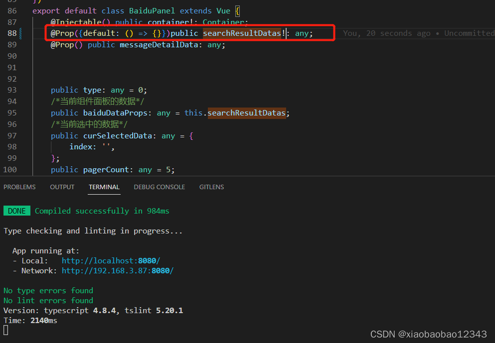 TypeScript 在vue中出现：Property ‘XX‘ is used before its initialization问题_property 'oncancel' is used ...