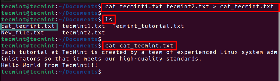 Linux-命令-cat-示例_cat 两个文件-CSDN博客