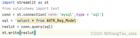 (streamlit) 在streamlit连接数据库 并且 增删改查_steamlit-CSDN博客