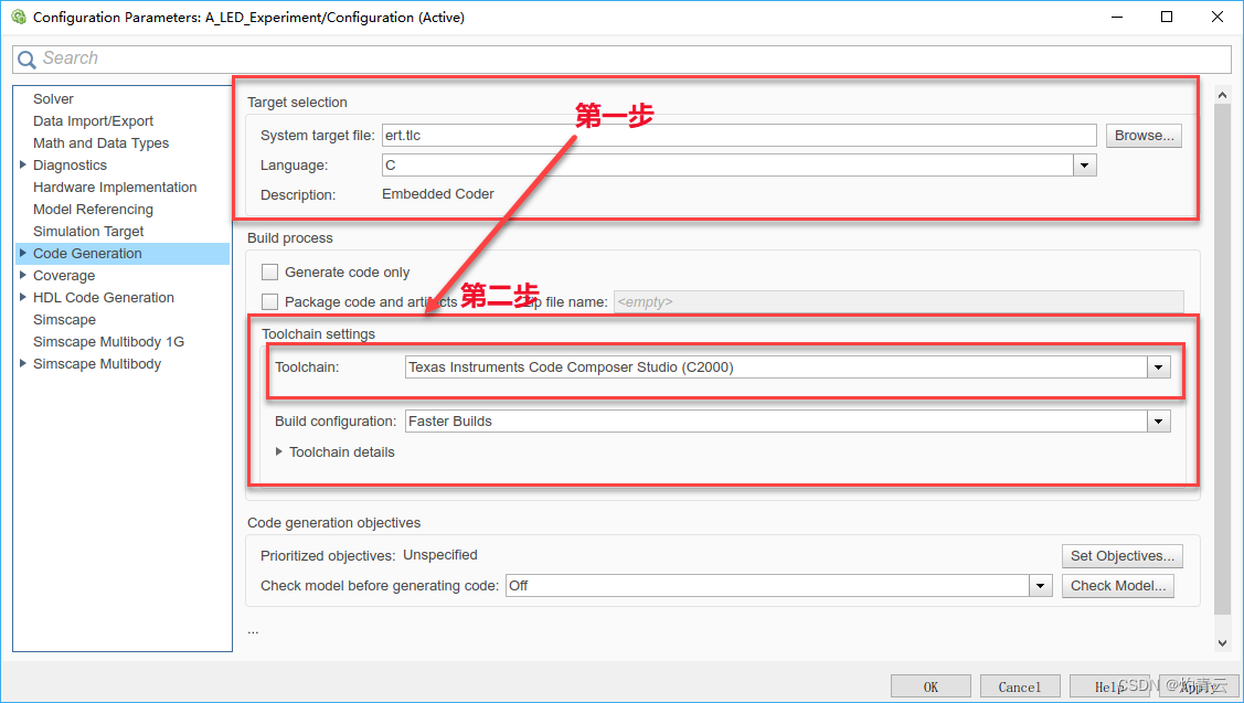 基于DSP28335的Matlab/Simulink代码生成实验一：点亮LED_simulink 28335-CSDN博客