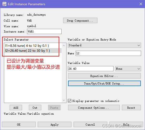 ADS-参数调谐_ads mtee-CSDN博客