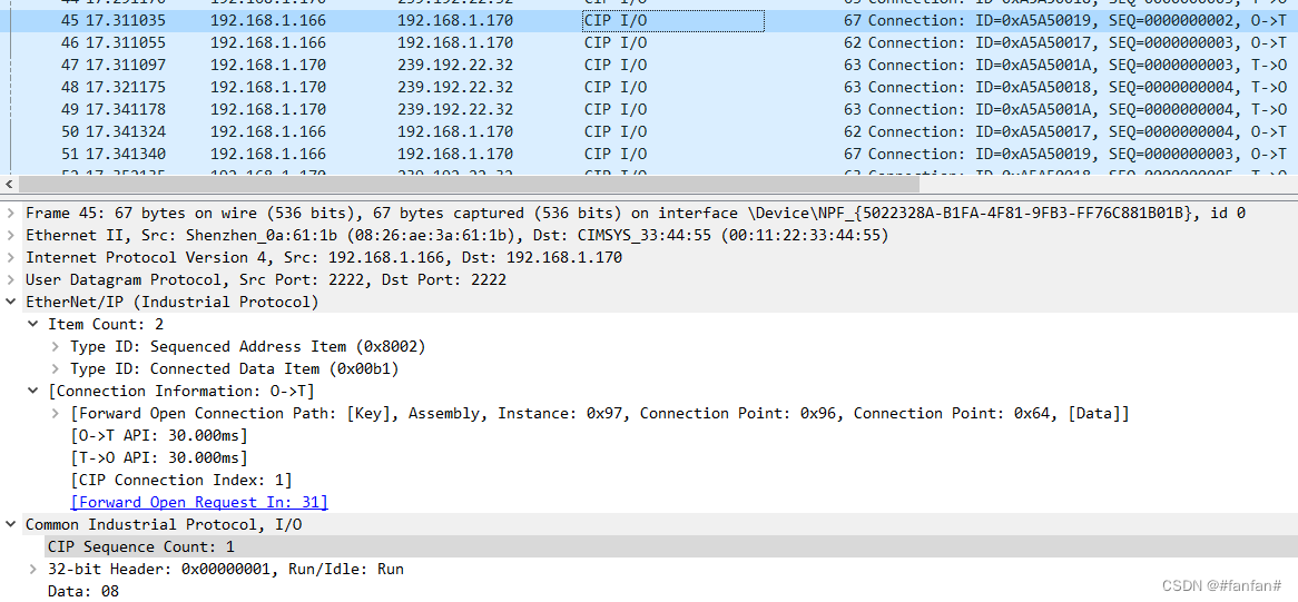 EtherNet/IP---3报文解析_ethernetip报文分析-CSDN博客