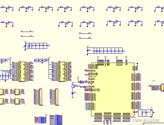 基于EP1C6 8LAN-SDRAM FPGA设计的8网口产品应用开发板硬件Protel99（原理图+PCB）文件_ep1c6 sdram ...