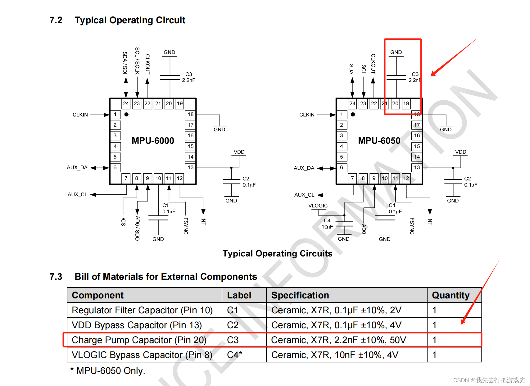 MPU6050六轴陀螺仪外围电路分析_mpu6050电路-CSDN博客