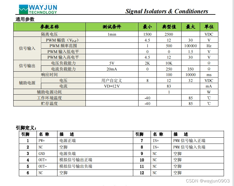 PWM转模拟信号隔离变送器（0-10V/4-20MA）-CSDN博客