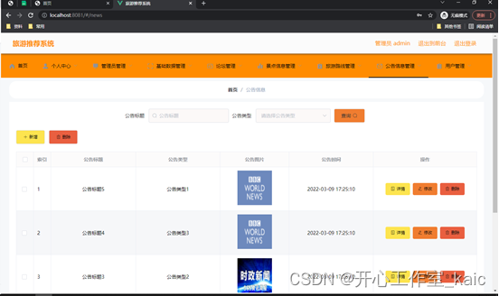 基于WEB的旅游推荐系统设计与实现(论文+源码)_kaic_旅游内容推荐算法系统实现流程图-CSDN博客