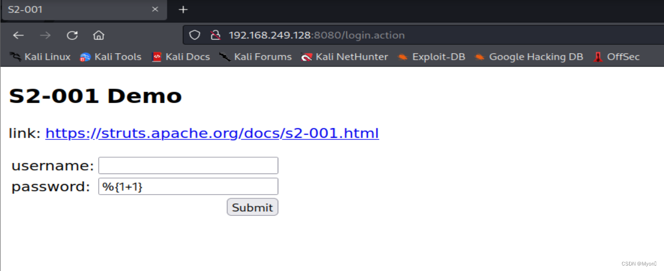 Struts2 远程代码执行漏洞复现（S2-001）_利用structs2实现远程命令执行-CSDN博客