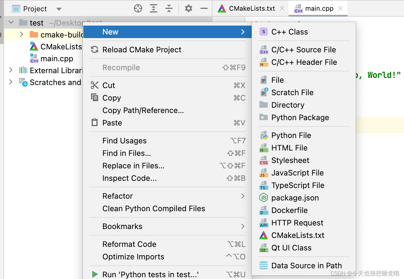 如何在CLion中运行自己创建的CPP或C文件_clion运行cpp文件-CSDN博客