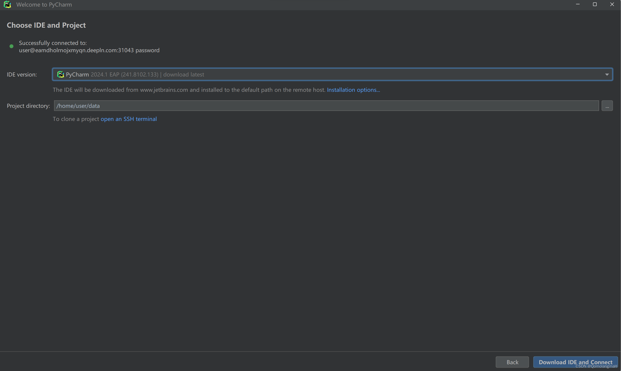 【Jetbrains全家桶】PyCharm专业版远程开发Remote Development合集（SSH、JetBrains Space、WSL、Dev Containers）_wsl ...