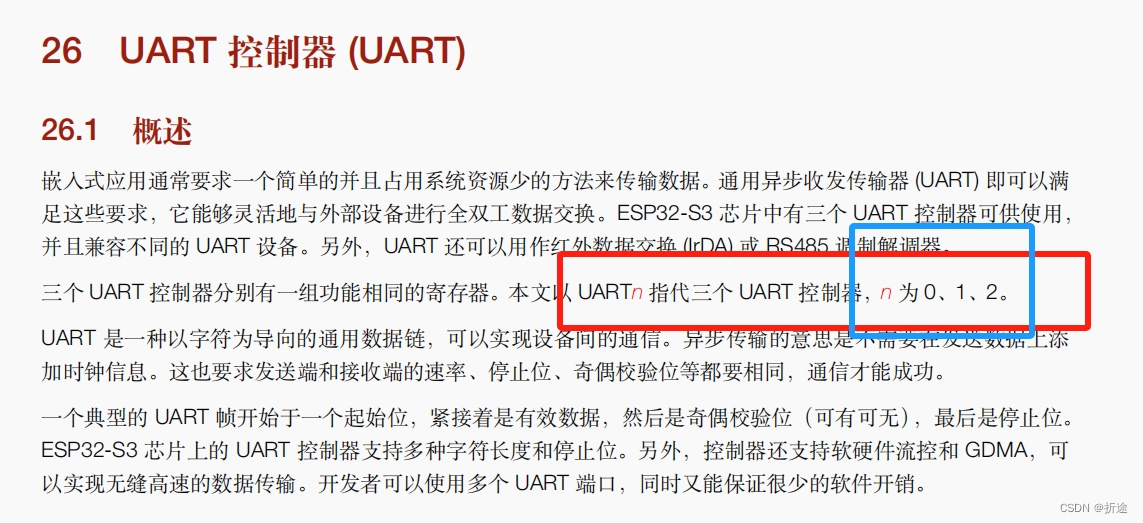 【快速上手ESP32（基于ESP-IDF&VSCode）】05-UART串口通信_esp32 uart串口通信 csdn-CSDN博客