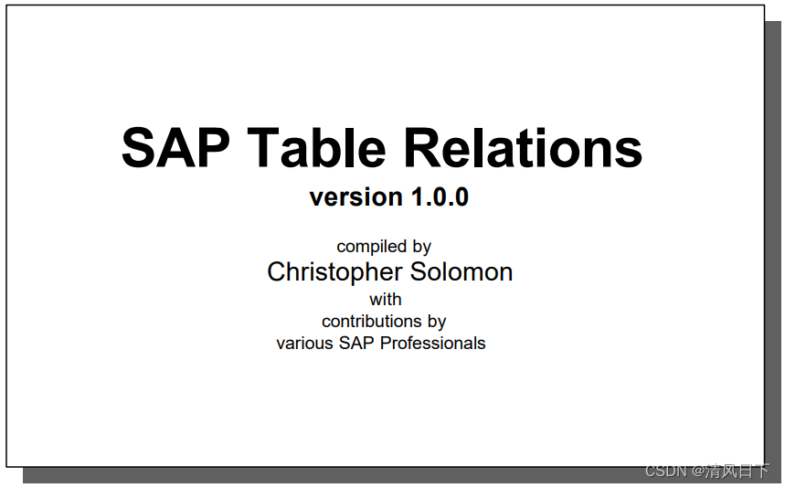 0 SAP 自开发程序取值逻辑目录(SAP Fields Fetching Logic Catalogue)_如何导出自开发sap程序-CSDN博客
