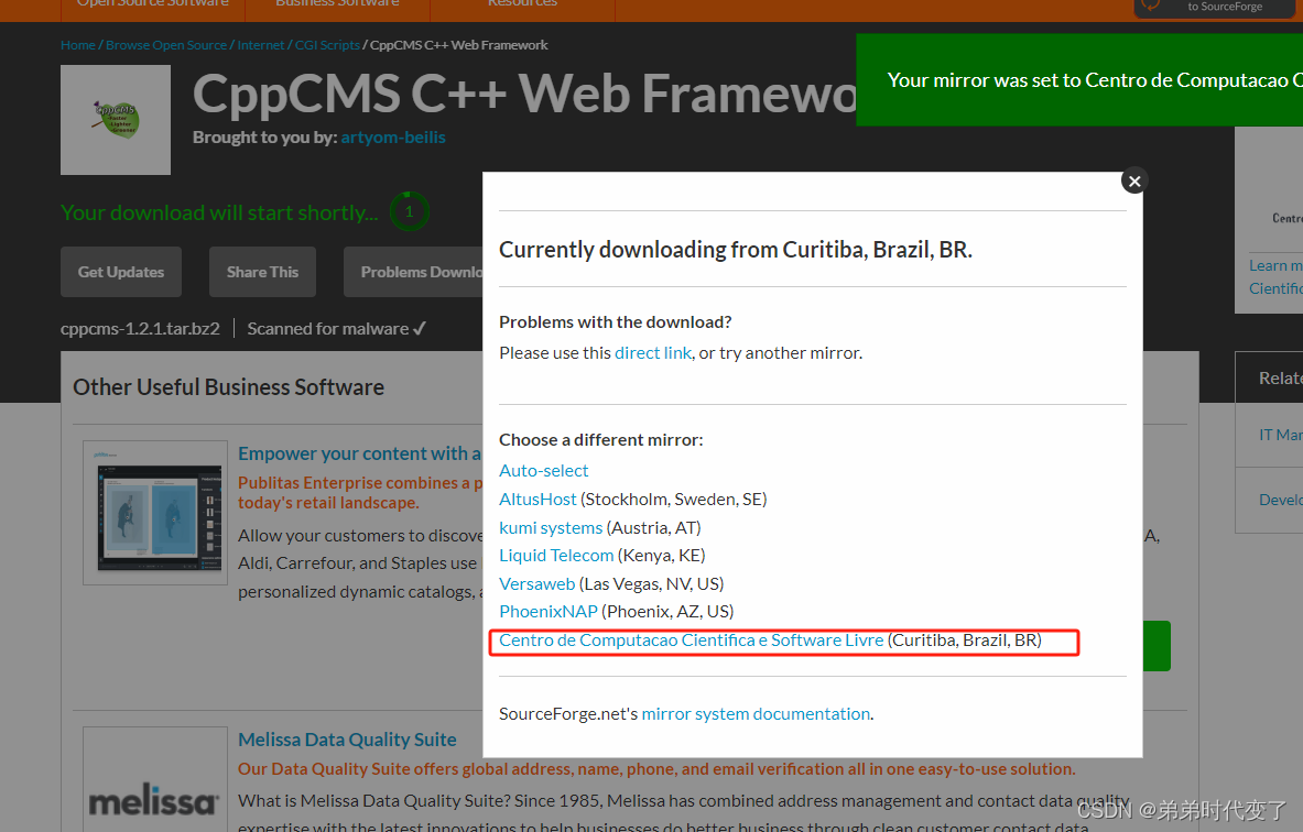 下载SourceForge上的代码点击后无反应的解决办法_sourceforge无法下载-CSDN博客