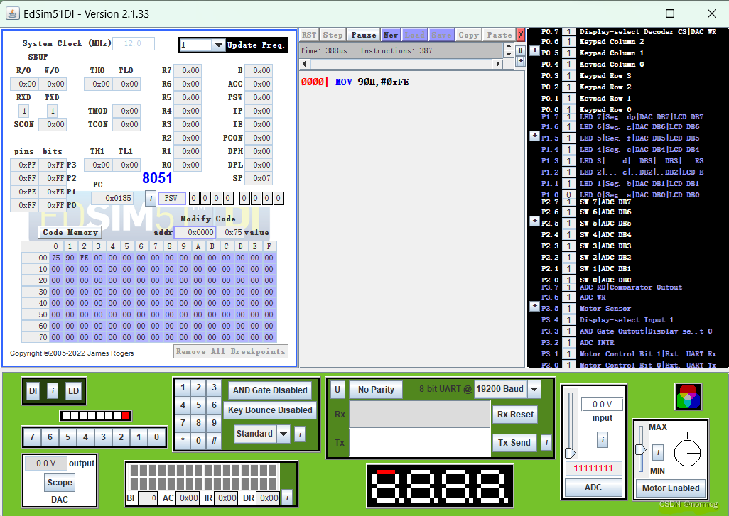 基于SDCC和Edsim51的代码仿真-CSDN博客