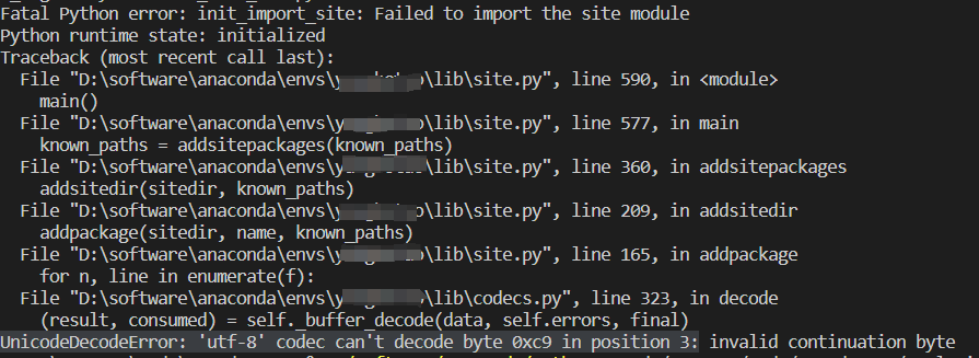 UnicodeDecodeError: ‘utf-8‘ codec can‘t decode byte 0xc9 in position 3 报错_import exifread 'utf-8 ...