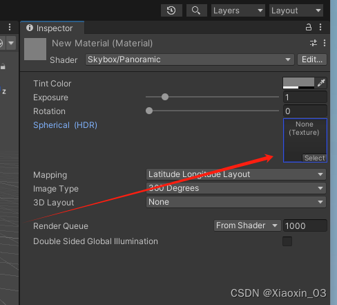 Unity设置360°全景图片为天空盒_unity天空盒在哪设置-CSDN博客