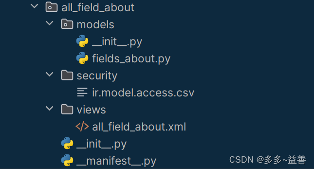 【odoo】创建第一个odoo模块（含所有odoo17字段类型）_odoo17 自定义字段组件-CSDN博客