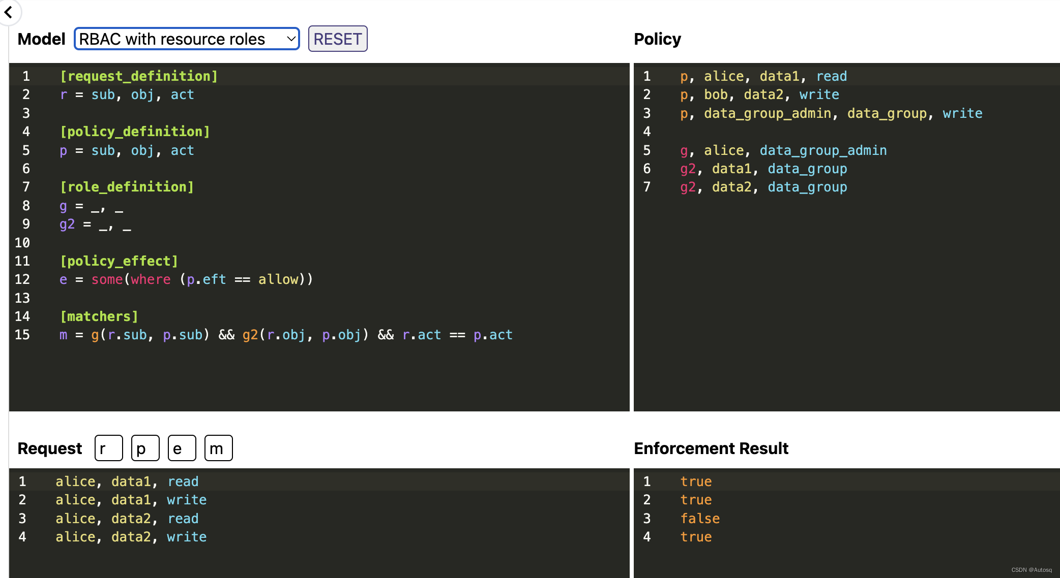 casbin 记录_casbin细粒度-CSDN博客