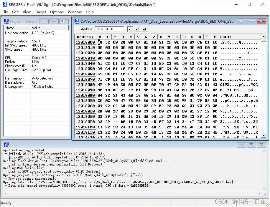 如何使用J-Flash生成.bin文件_jflash hex转bin-CSDN博客
