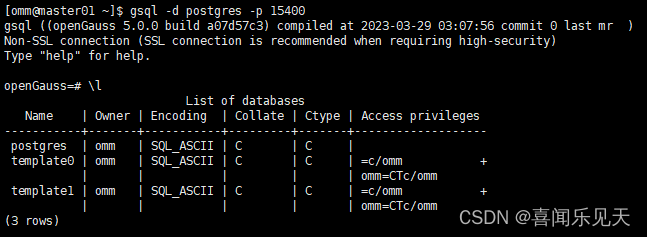 OpenGauss安装及卸载_open高斯db卸载-CSDN博客