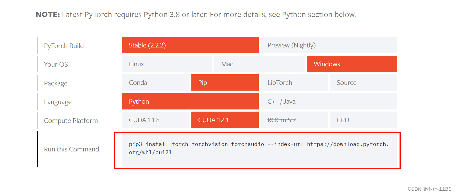 CUDA+PyTorch安装_cuda 12.4 pytorch-CSDN博客