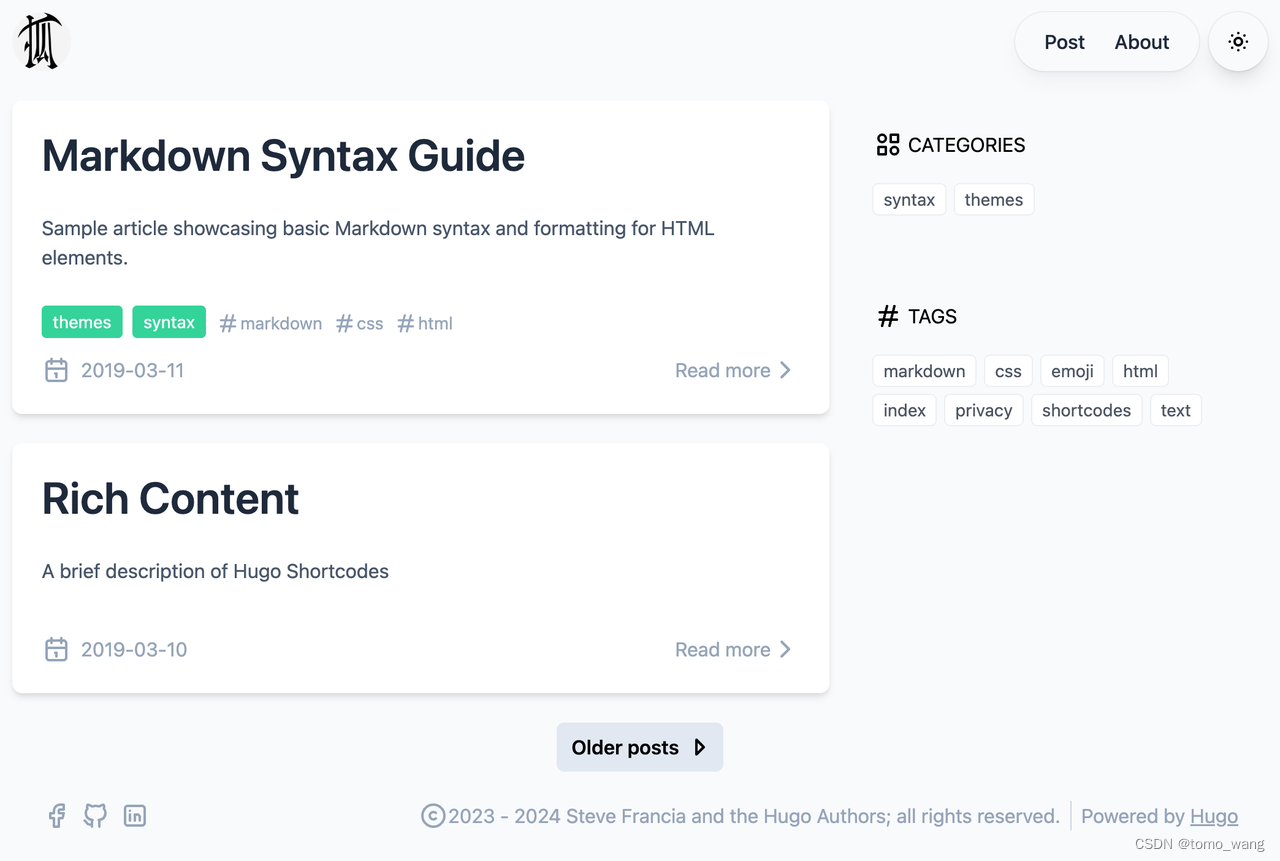 从零构建Hugo主题 - II_hugo主题开发-CSDN博客
