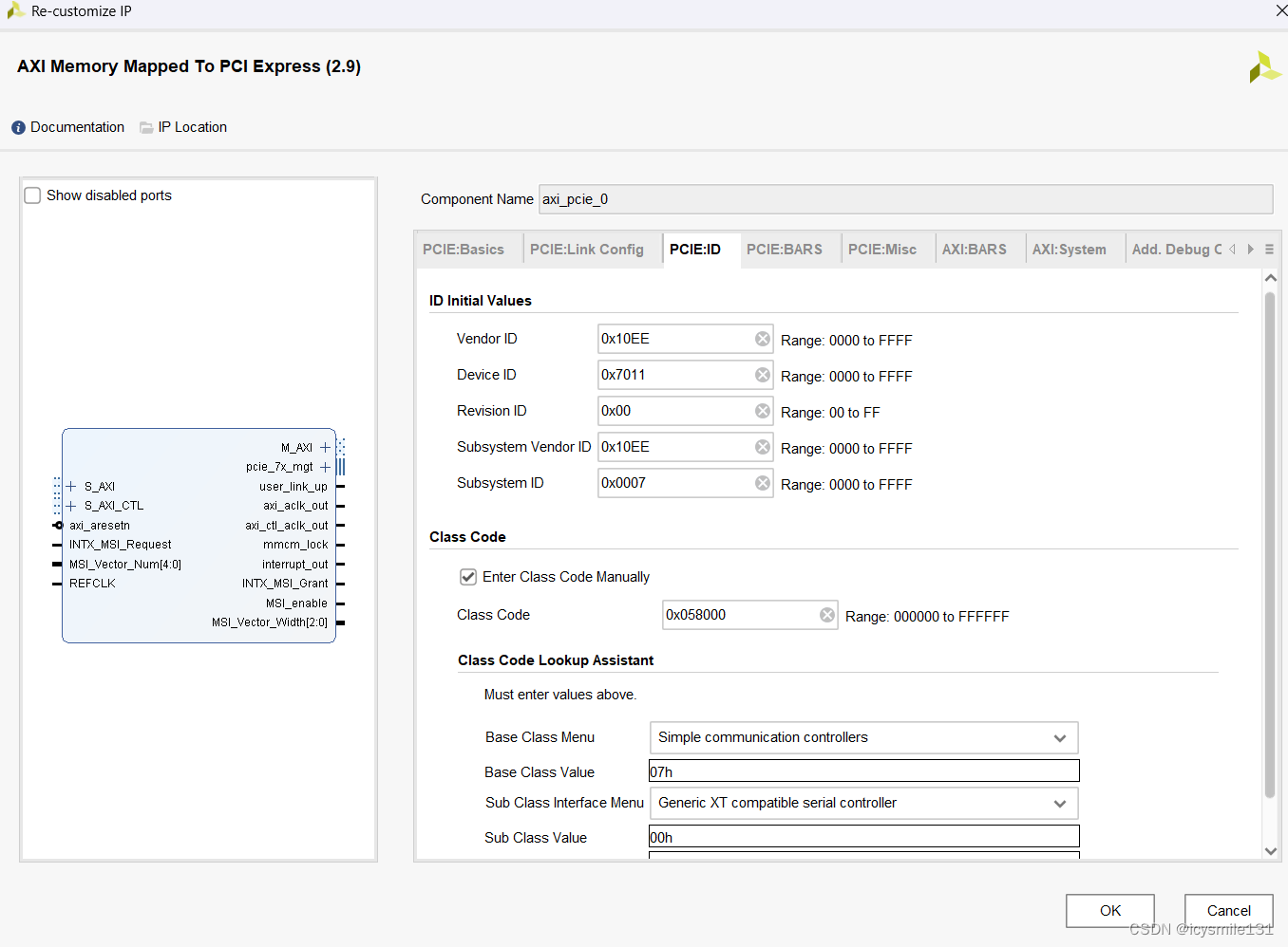 AXI Memory Mapped To PCI Express IP 核设计实例-CSDN博客