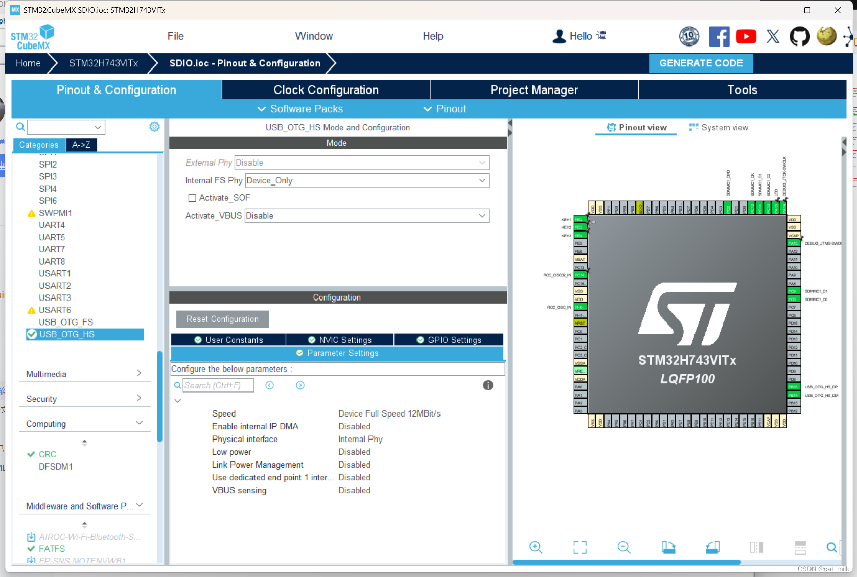 STM32 USB-CDC实现虚拟串口_stm32 usb cdc-CSDN博客