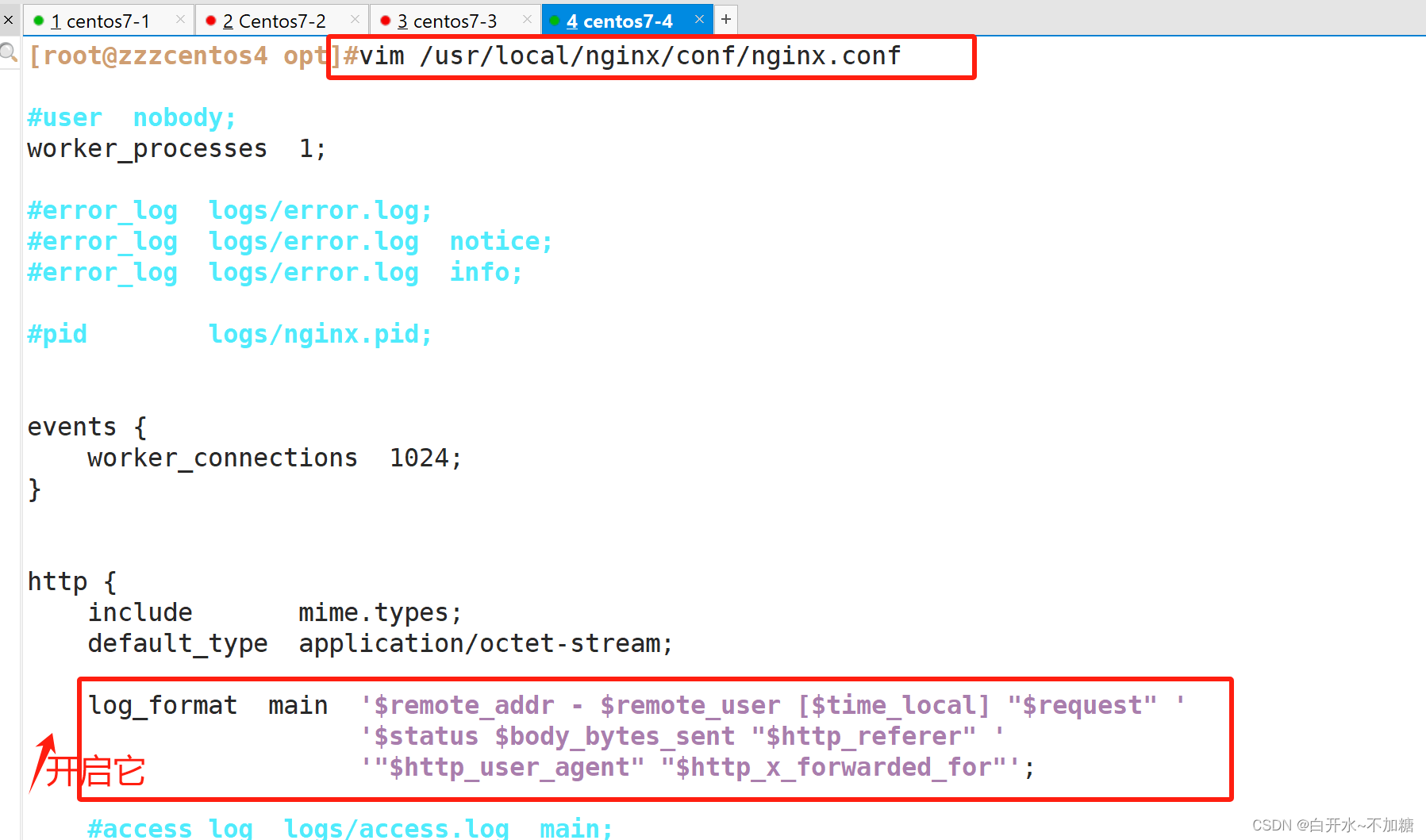  nginx nginx emerg Unknown Log Format Main In unknown Log
