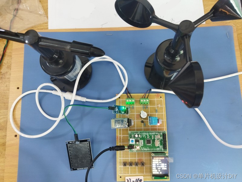 基于stm32单片机智能气象站风速风向温湿度雨量蓝牙设计23 110stm32天气 Csdn博客