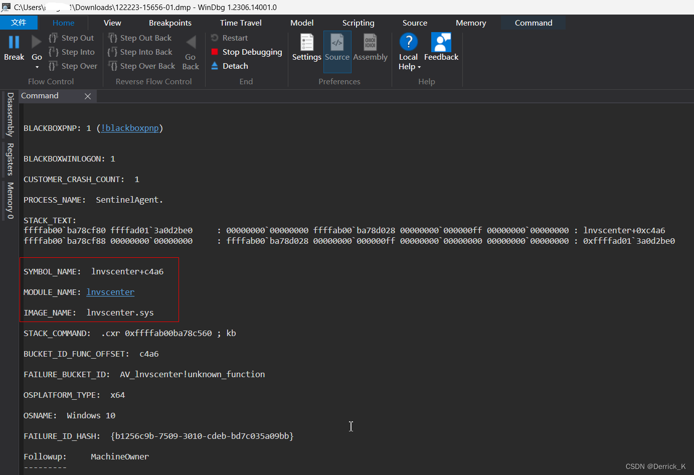 WinDbg使用_windbg使用详解-CSDN博客