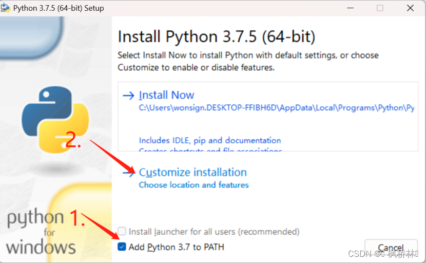 小白python自学笔记（一）：python的安装 Csdn博客 9087