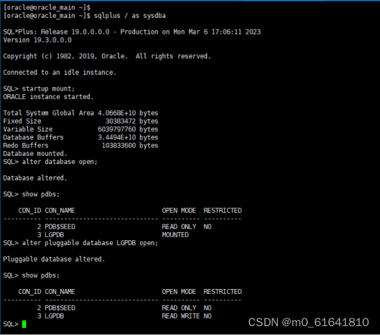 ORACLE数据库中ADG模式部署_adg环境部署-CSDN博客
