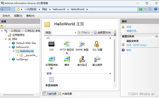 实践：创建HelloWorld项目和在IIS中配置HelloWorld项目_helloworld.-CSDN博客