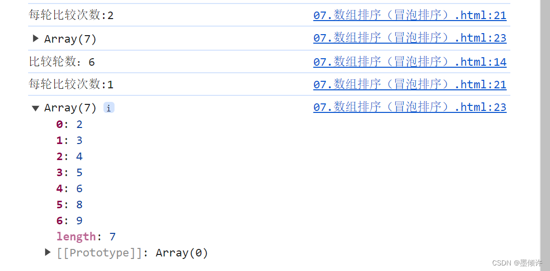 【javascript编程实操08】1实现求出数组中的最大值和最小值 2字符串反序 3数组排序(冒泡排序)js遍历数组求出最大值和最小值 Csdn博客