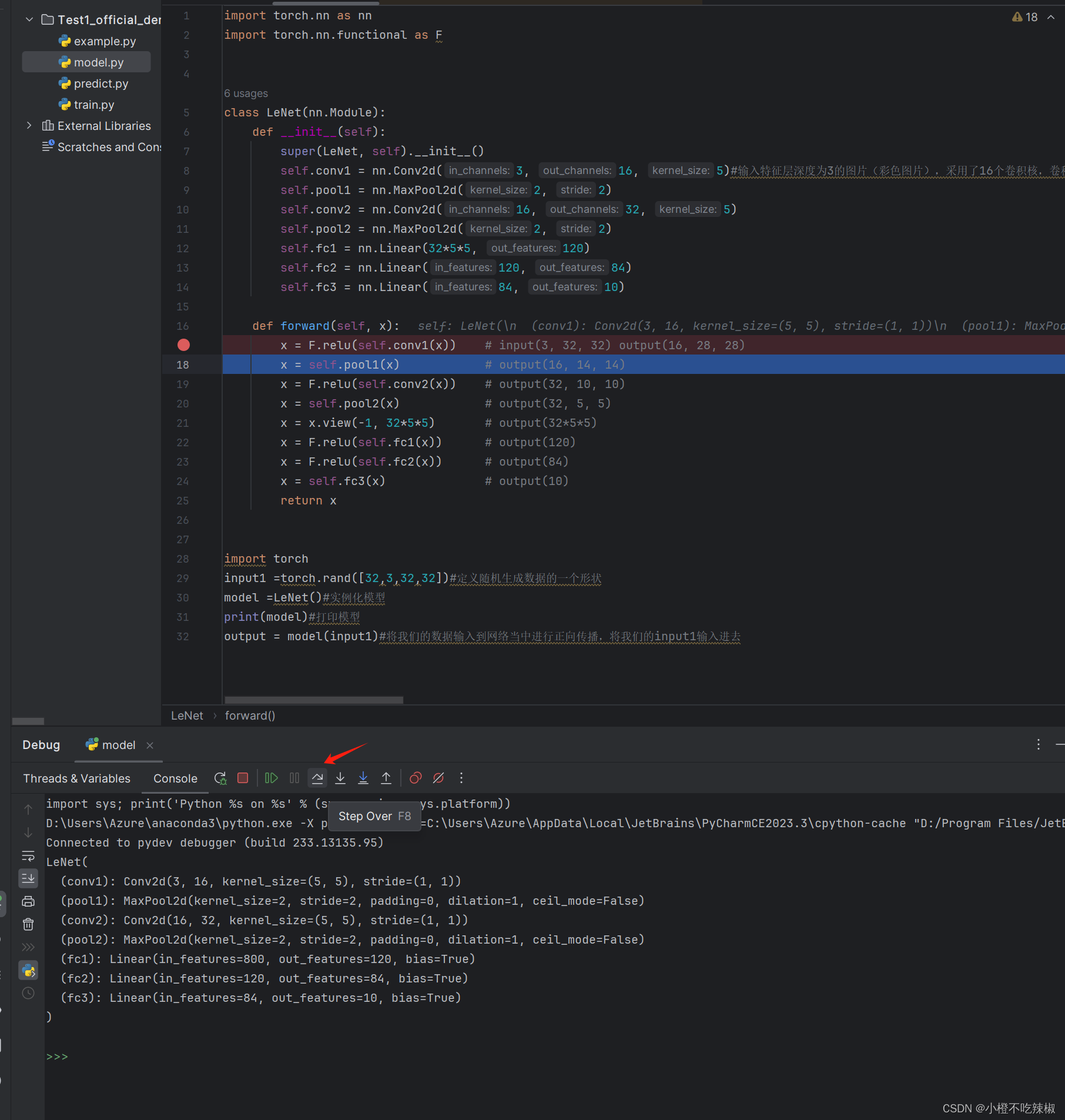 从零开始学深度学习——3 pytorch官方Demo(Lenet)_pytorch demo-CSDN博客