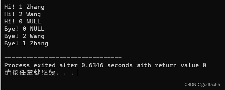 本题要求定义一个简单的学生类，数据成员仅需要定义学号和姓名，函数成员的原型见给出的代码，请给出函数成员的类外完整实现。函数接口定义：pta本题要求定义一个简单的学生类。数据成员有学号和姓名