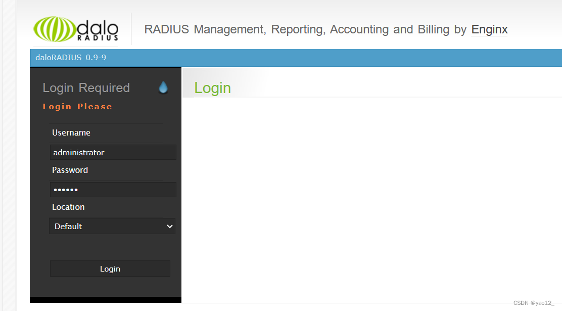 daloradius一体化虚拟机部署使用-CSDN博客